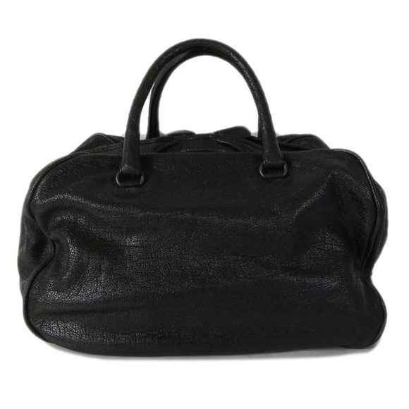 Bottega Veneta | Bags | Bottega Veneta Goatskin Mini Boston Bag Black ...